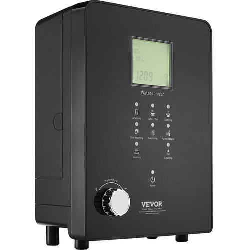 VEVOR Alkaline Water Ionizer Purifier Machine PH3-11.2 9000L LCD Touch ...