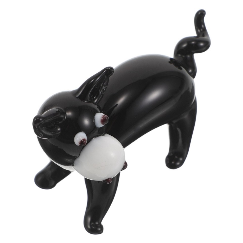 Miniature Donkey Figurine: Donkey Cartoon Mini Glass Animal Statue For ...