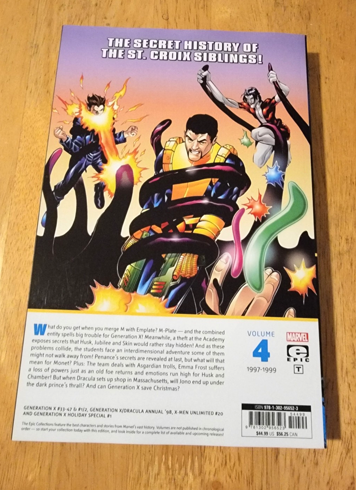 Marvel Epic Collection GENERATION X PRIDE AND PENANCE ~ TPB DELUXE NEW ...