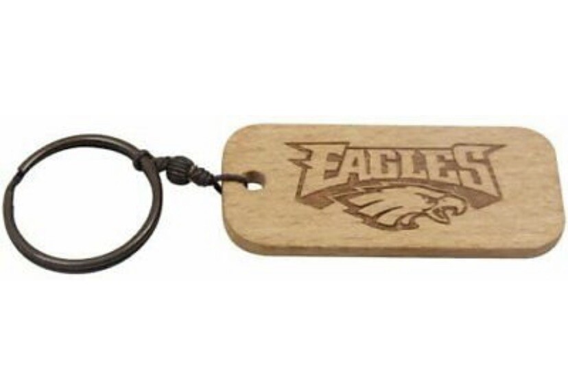 Fanatics NFL Philadelphia Eagles Rugged Wood Keychain | eBay