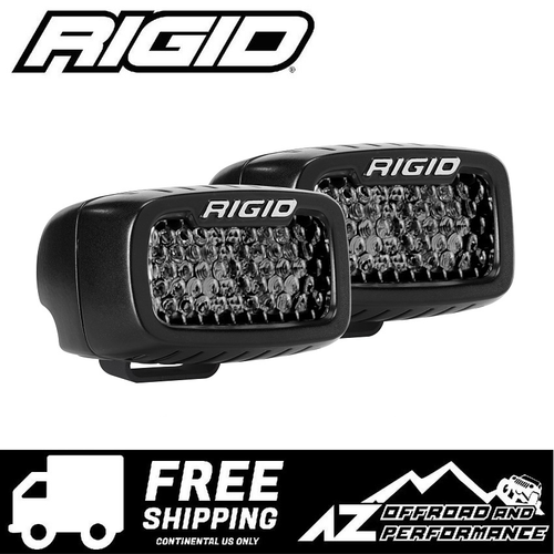 Rigid Industries SR-M Series PRO Diffused Midnight Surface Mount Pair ...