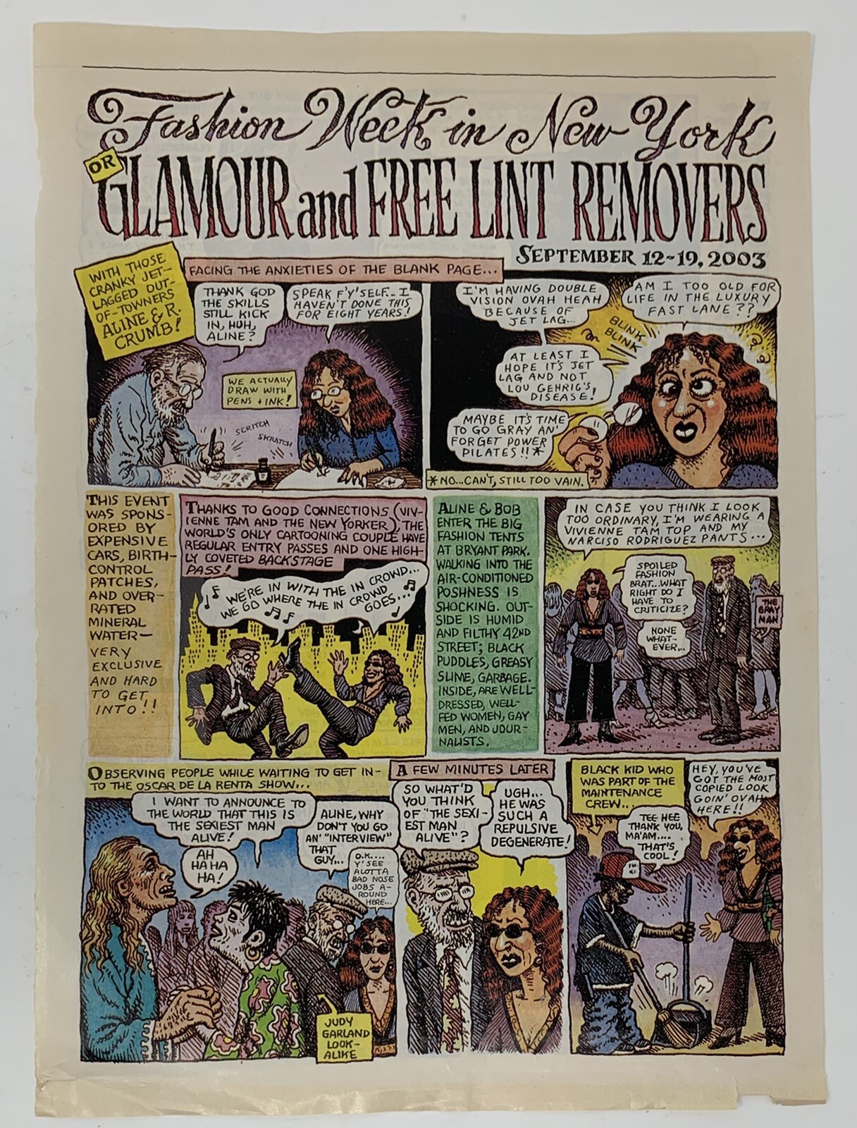 Snoid Comics R. Crumb 1989 Third Printing + More Two Magazine Clippings ...