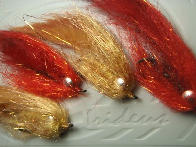 Irideus Streamer Roe Wooly Bugger Streamer flies Trout Fly Fishing | eBay