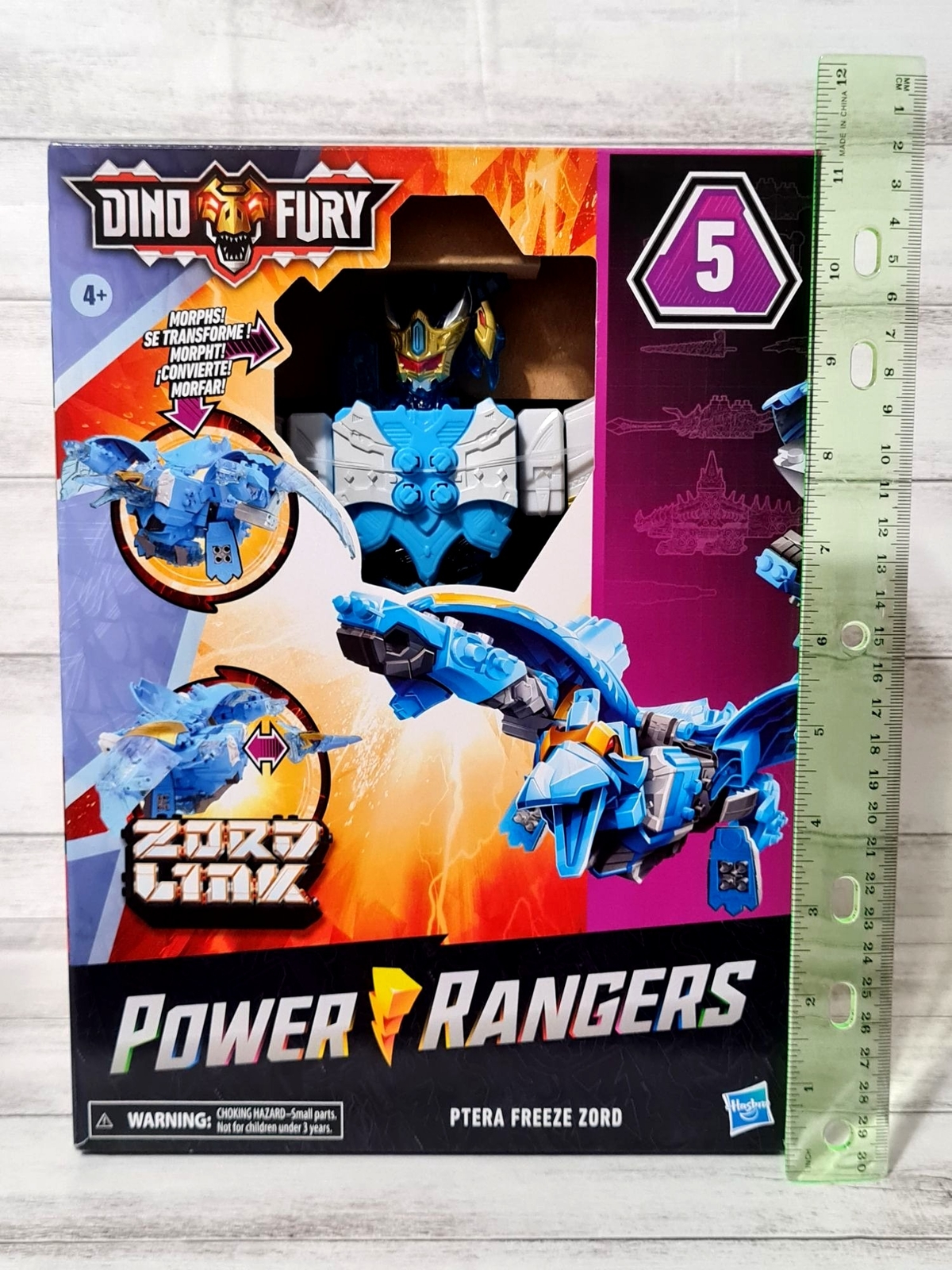 Power Rangers Dino Fury Ptera Freeze Zord Link Megazord New In Box | eBay
