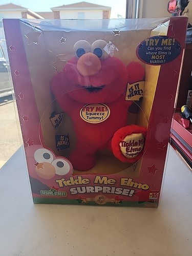 Tickle Me Elmo Surprise In Original Box *Untested 48188394429| eBay