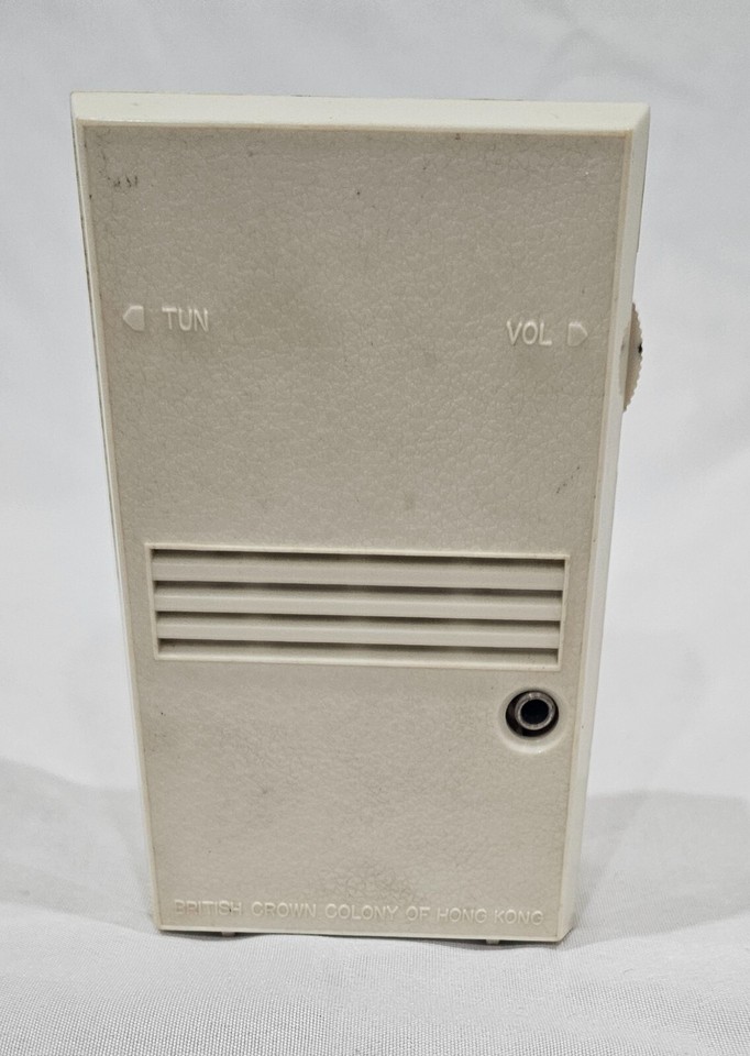 Ltd Ed Amoco Vintage Gas Pump AM Transistor Radio with Earpiece, White ...