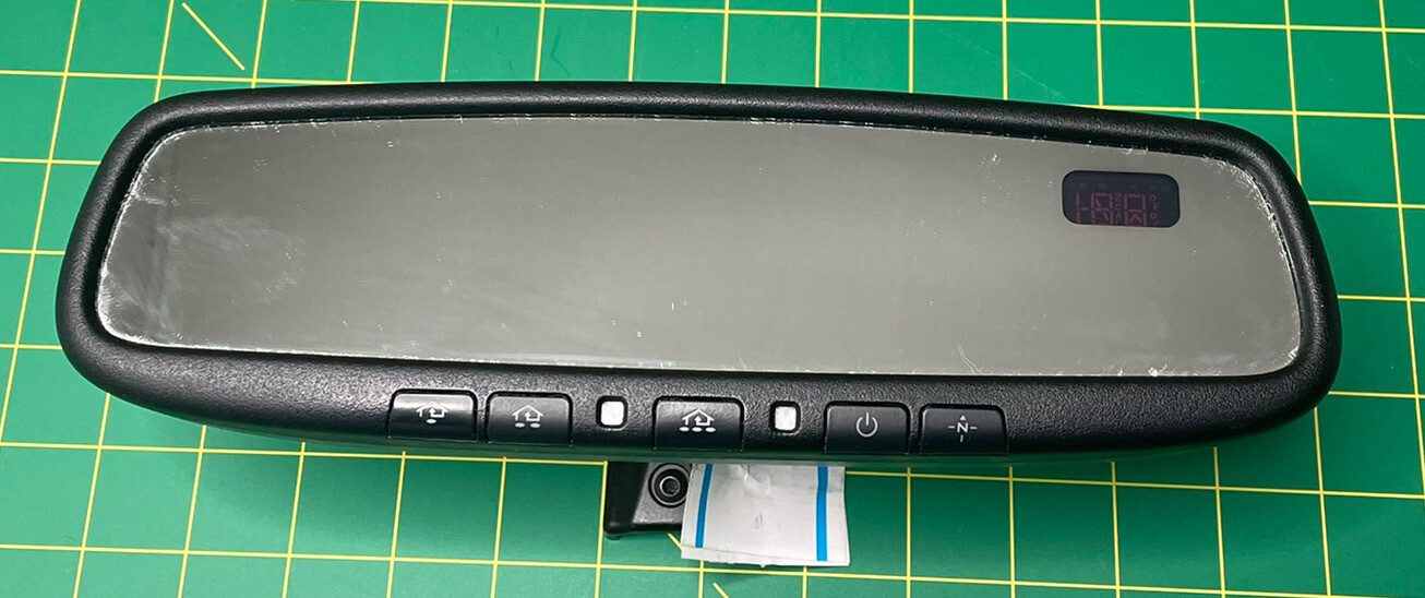 07 08 09 10 11 12 Toyota Camry Rear View Mirror W/auto Dim Compass OEM ...