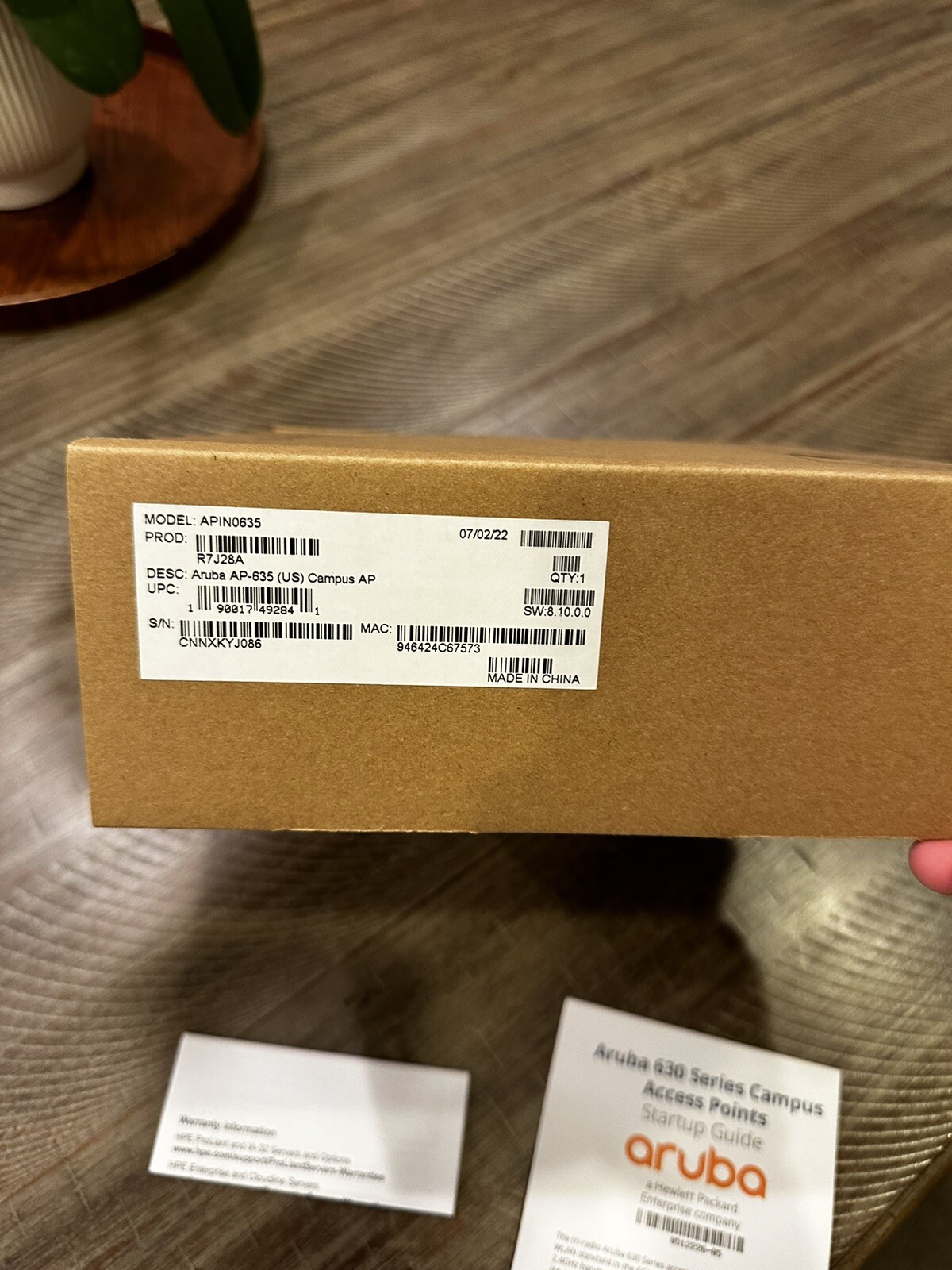 Aruba AP-635 (US) - R7J28A Tri-Radio | eBay