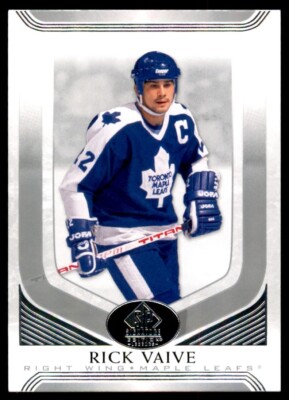 Rick Vaive 2020-21 SP Signature Edition Legends #80 Toronto Maple Leafs ...