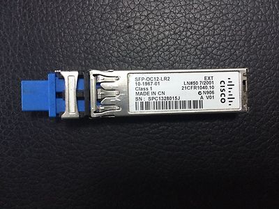 Genuinue Cisco SFP-OC12-LR2 ,OC-12/STM-4 pluggable long-reach (80 km ...