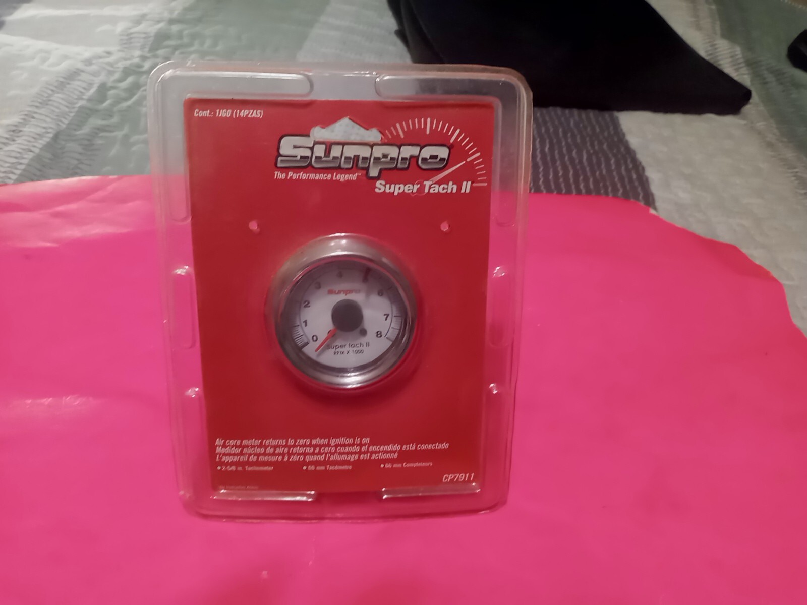SUNPRO 2 5/8 Tachometer Sun Super Tach II Cp7911 66 Mm for sale online ...