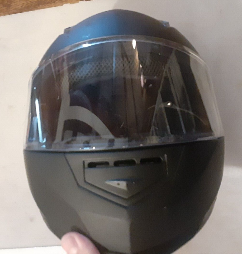 GLX GX11 Compact Lightweight Full Face Motorcycle Street Bike Helmet ...