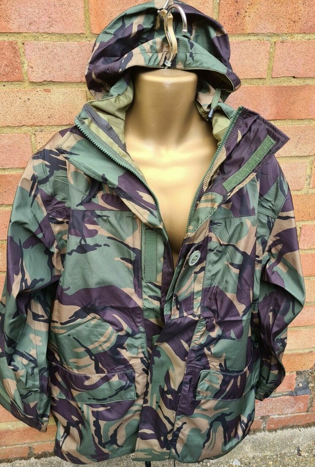 DPM Army Issue Gore-Tex Heavyweight Waterproof Jacket, Cadets, Hiking ...