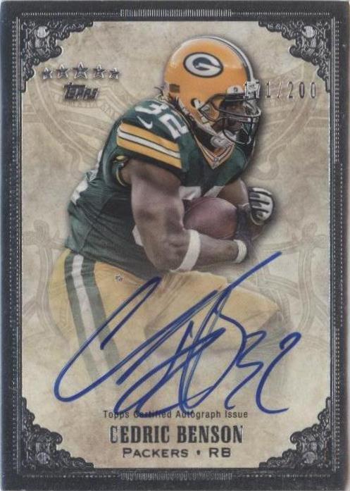 2012 Topps Five Star - Signatures Cedric Benson #FSS-CB /200 (AU) for ...