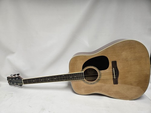 Mitchell MD100 Light Dark Wood Finish Dreadnought Style 6 String ...