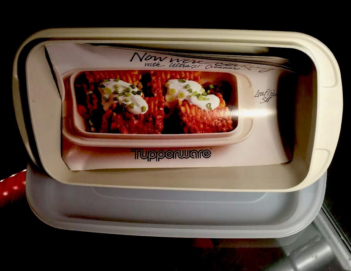TUPPERWARE NEW USA VINTAGE ULTRA 21 OVENWARE LOAF PAN SET | eBay