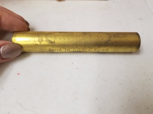 Bussmann Nts-r-30 Dummy Neutral Fuse 30 Amp 250 Volt for sale online | eBay