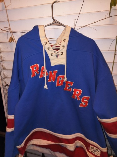New York Rangers OLD TIME HOCKEY NHL Causeway Collection Hoodie Mens ...