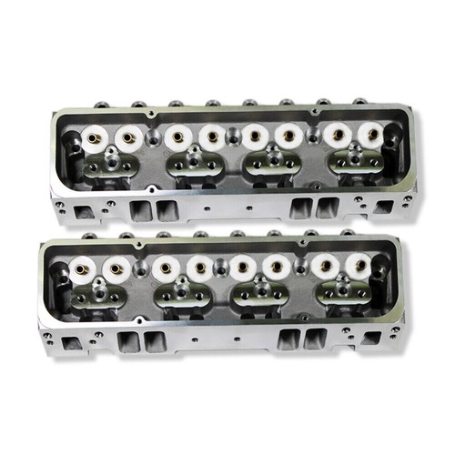 SBC Chevy 350 400 Aluminum Bare Cylinder Head 205cc/64cc Angle Plug 1 ...
