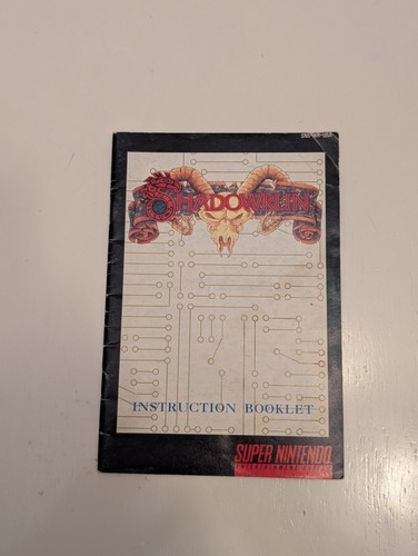 Shadowrun Super Nintendo SNES CIB Complete Authentic Tested and Working ...