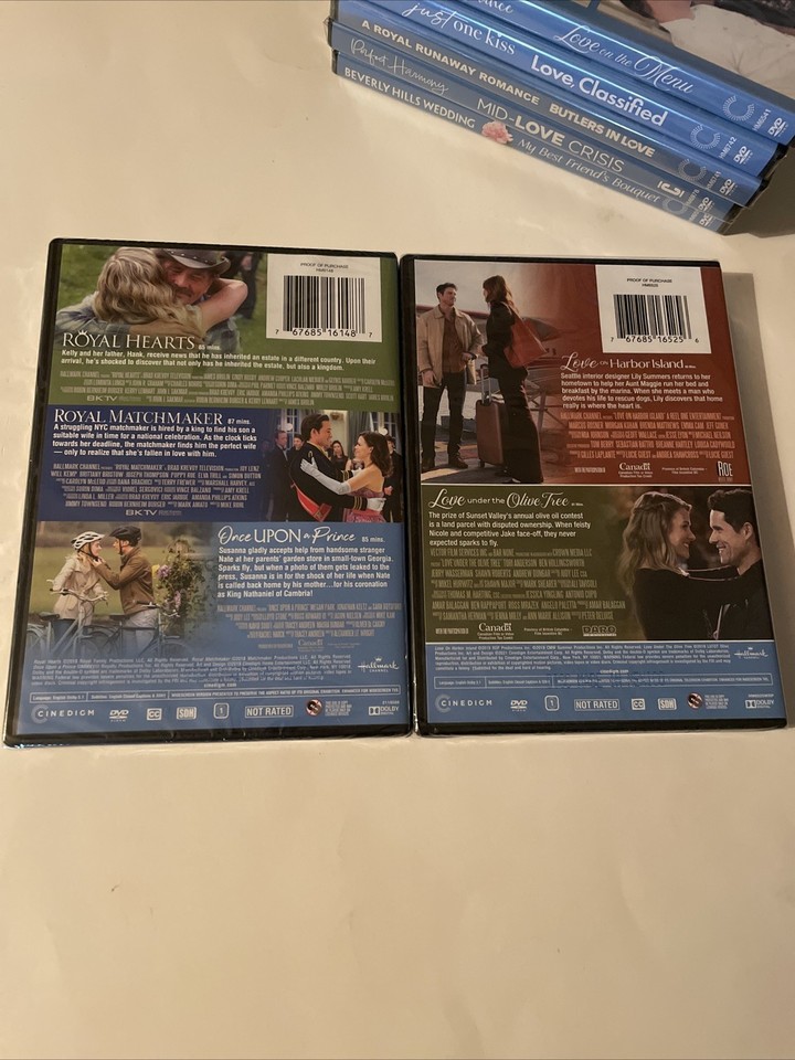 Hallmark Channel Lot of 15 movies on 7 DVDs - Love Romance All Sealed ...