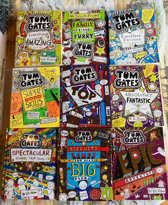 Tom Gates Book Bundle 5 paper back 4 hardback - Liz Pichon | eBay UK