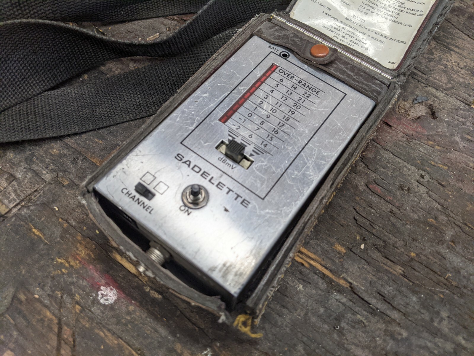 Sadelco Mini VHF Signal strength Level Meter Mini VTG SADELETTE ...