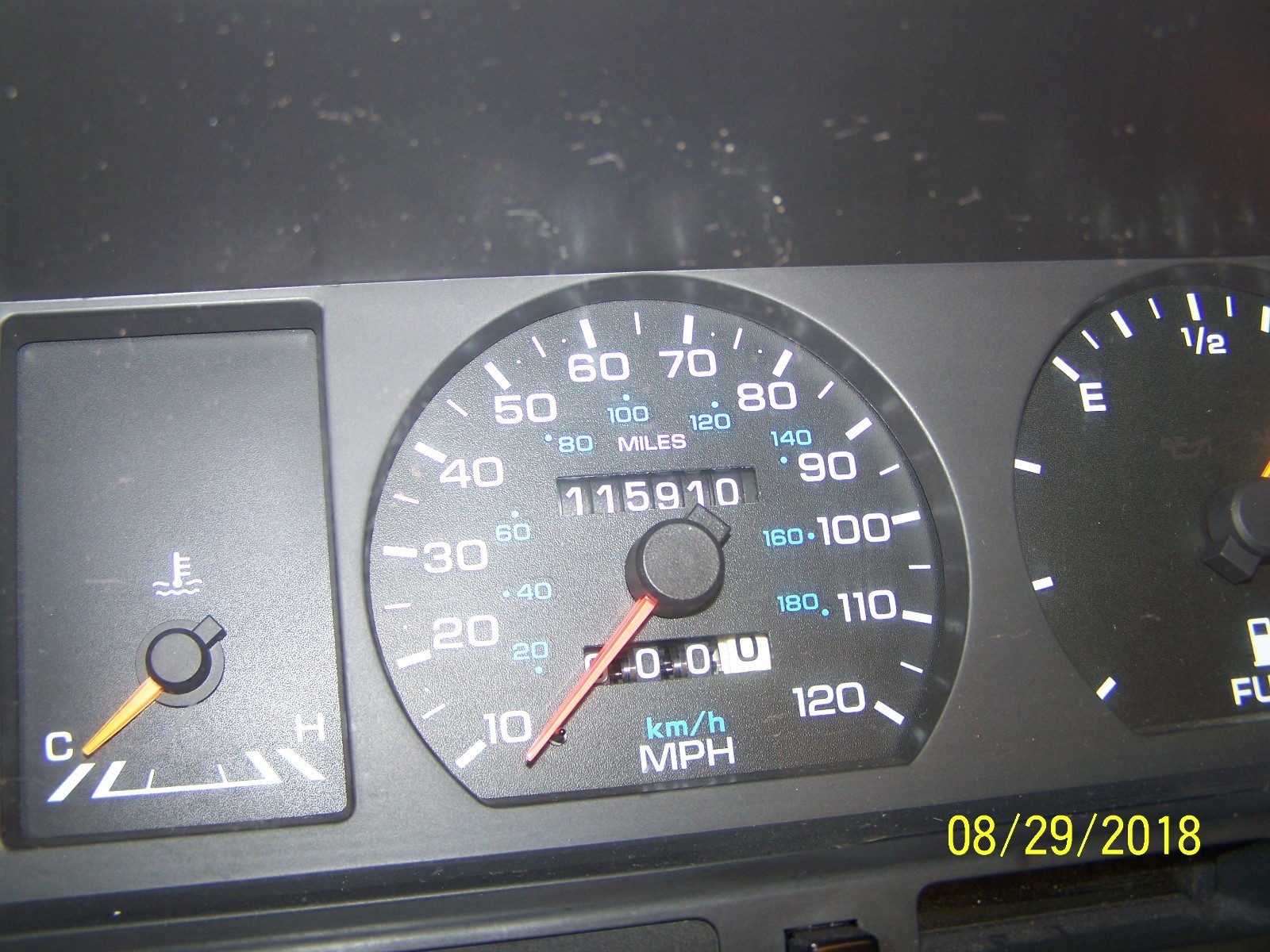 1993 1994 1995 SPIRIT LEBARON ACCLAIM SPEEDOMETER INSTRUMENT CLUSTER ...