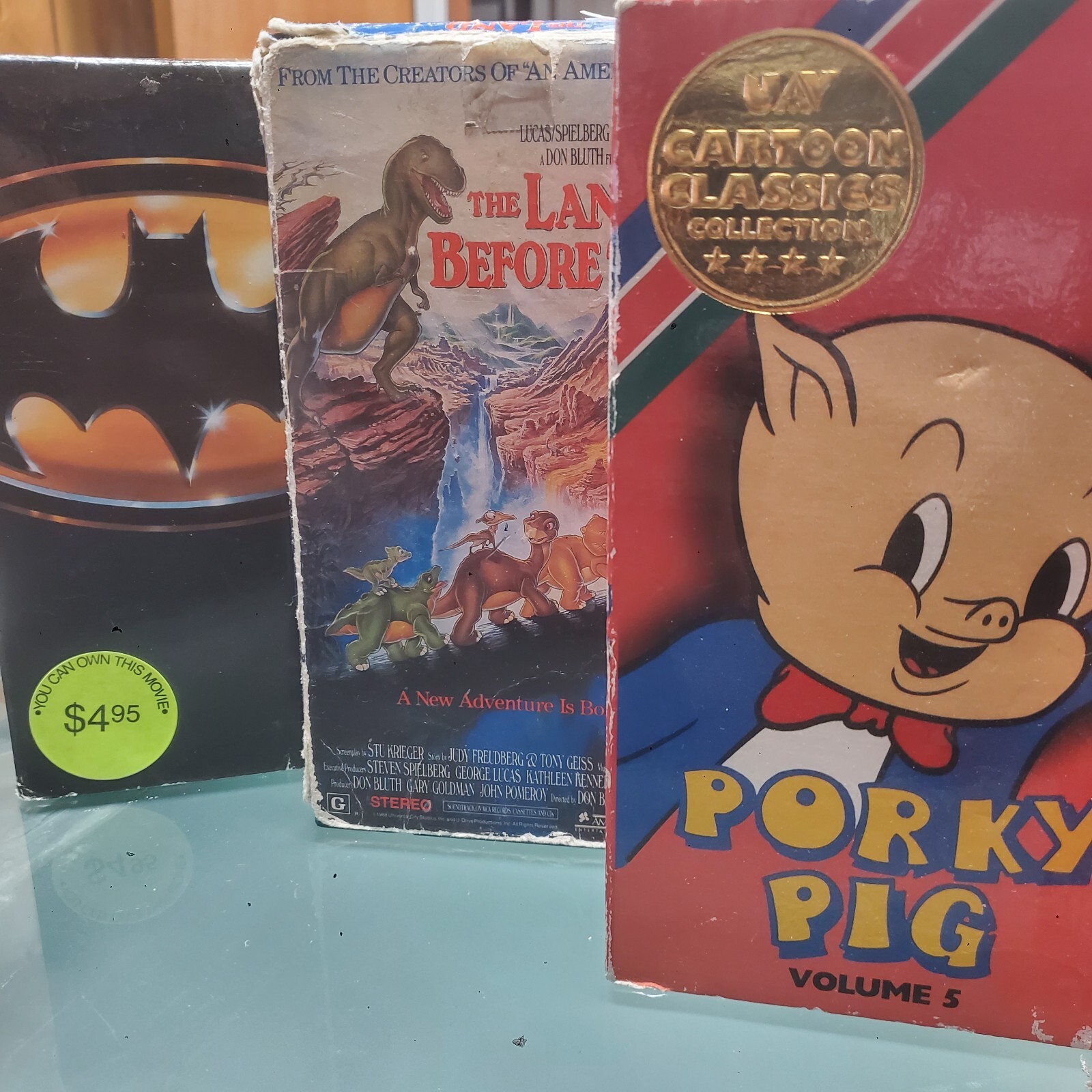 LOT OF 5 UAV VHS CARTOON CLASSICS COLLECTION POPEYE CASPER PORKY PIG | eBay