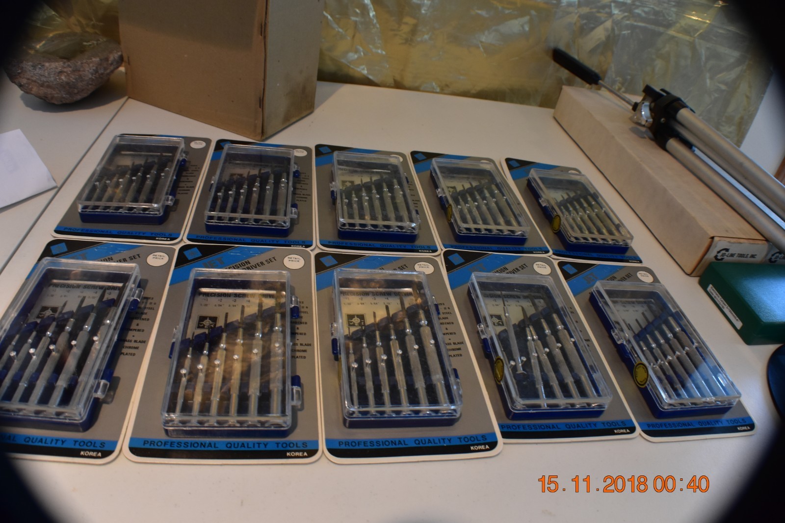 10 Jet Precision 6 Piece Screwdriver Sets Flat Screwdrivers 1/32" to 9/ ...