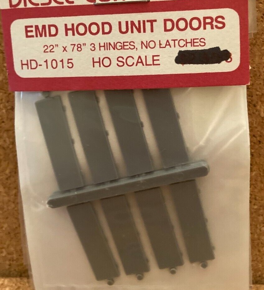 EMD Diesel Hood Unit Doors 22" x 78" 3 Hinge No Latches Cannon & Co HD ...