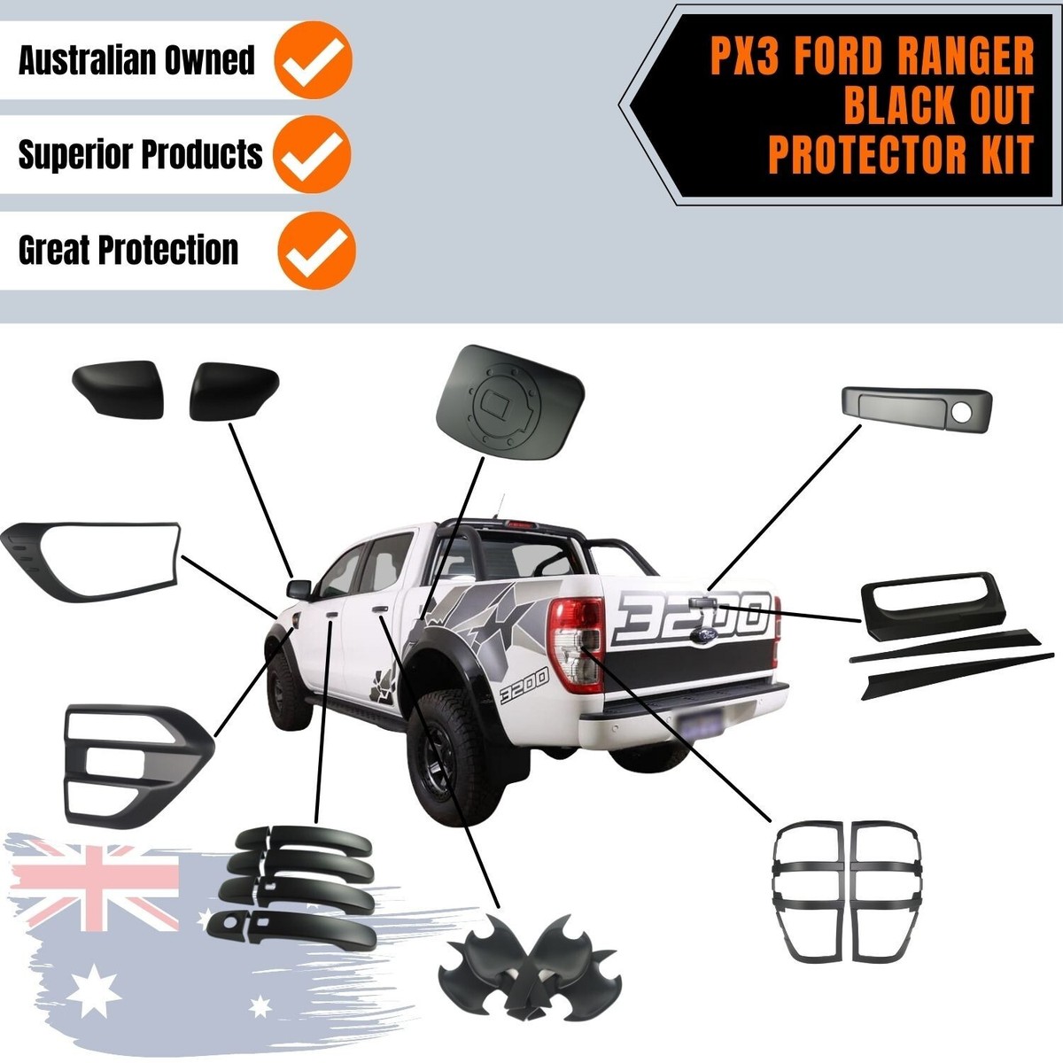 2022 Ford Ranger Wildtrak Accessories