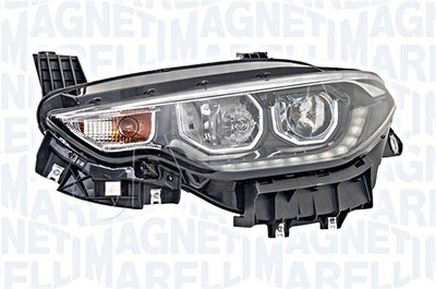 Headlight Halogen w/LED pos. Light Set Left+Right N/S RHD Fits FIAT ...