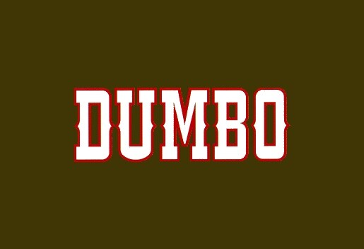 DUMBO LOGO *2X3 FRIDGE MAGNET* MOVIE FILM DISNEY ELEPHANT JUMBO FANTASY ...