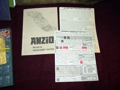 Avalon Hill 1974 - ANZIO game: Struggle for Italy 1943-1945 (PUN) 69 ...