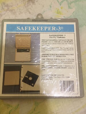 Safekeeper 3 for 5 1/4” Diskettes Crush-Proof Case 5261105001 | eBay
