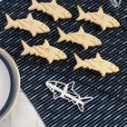 Great White Shark cookie cutter | realistic jaws attack ocean surfer ...