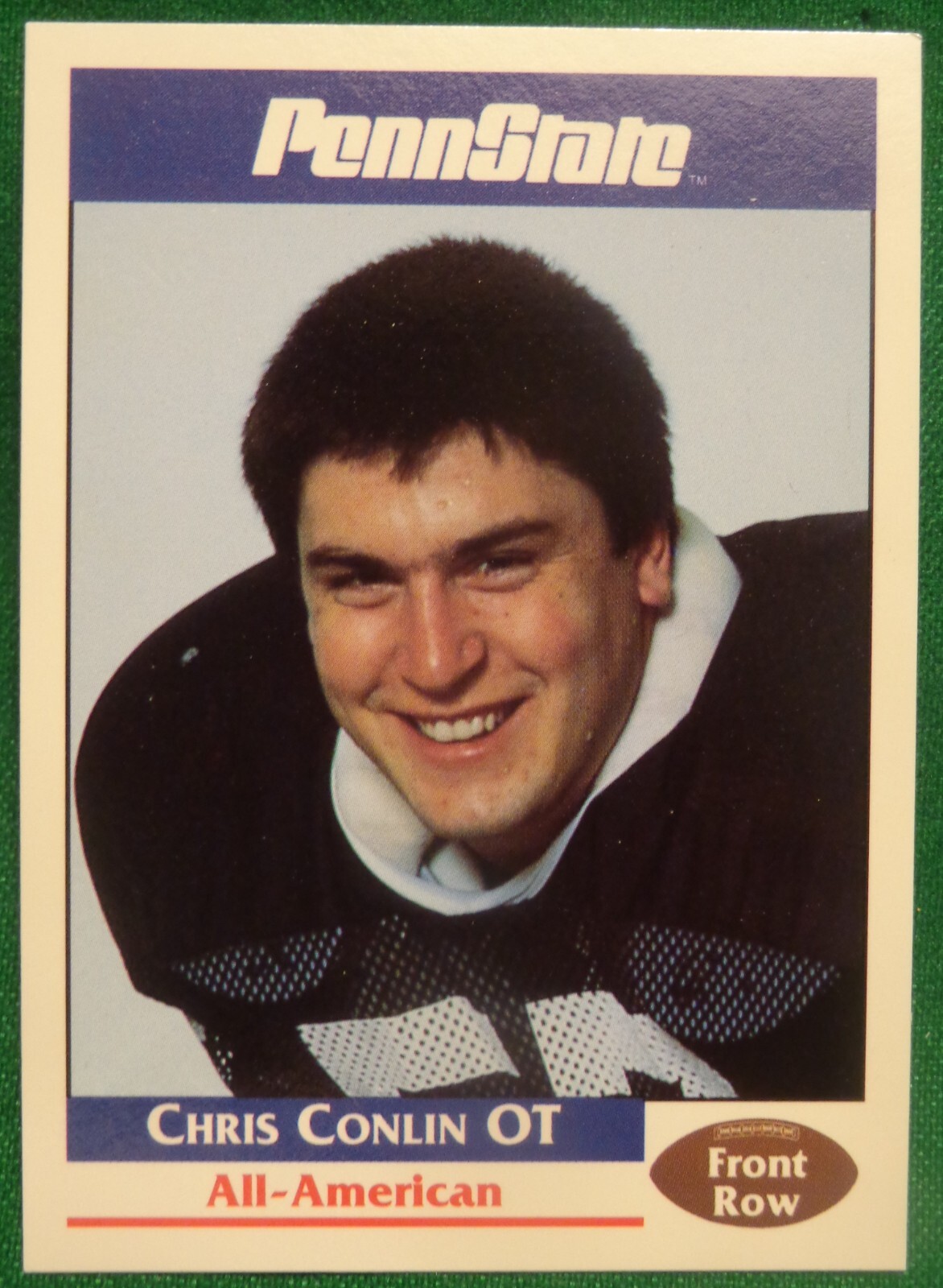 Chris Conlin - 1992 Penn State All American Card - Front Row - Second ...