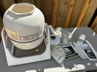 Original POWER WASH N DRY CLEAN Machine Camping Portable Washing Green ...