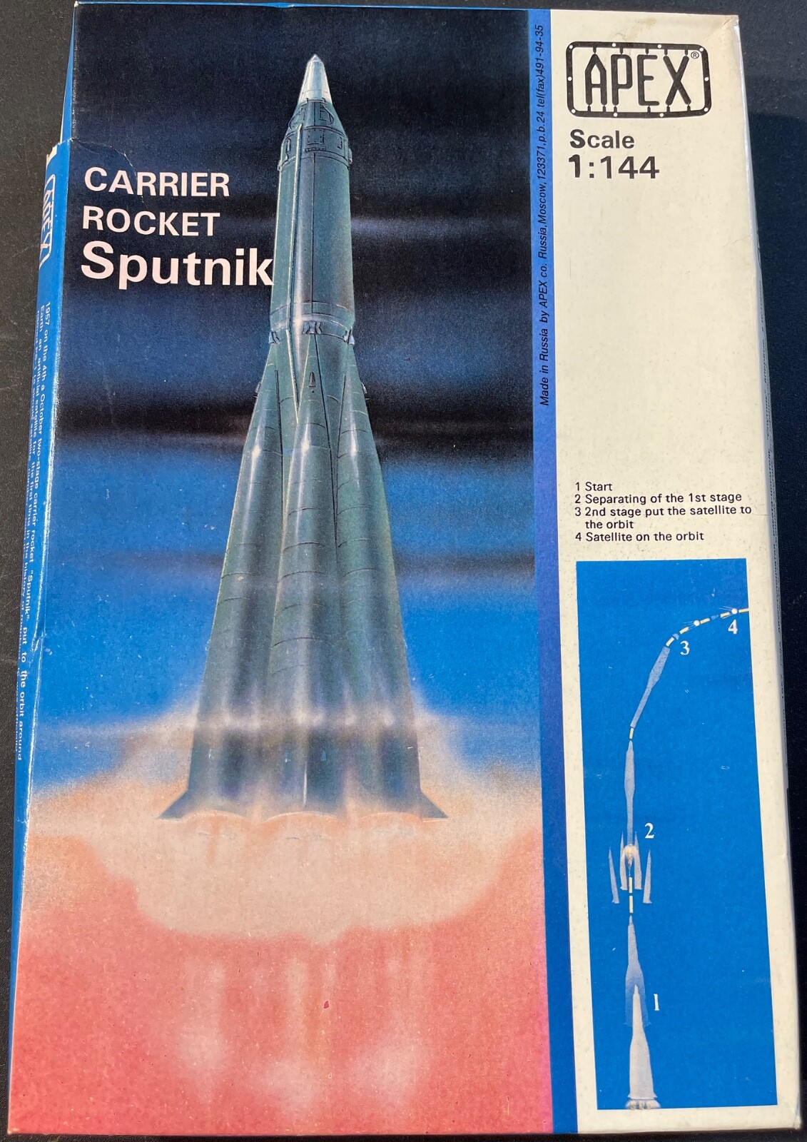Apex Carrier Rocket Sputnik 1/144 MISSING PARTS B! Model Kit ‘Sullys ...