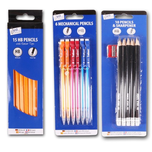 Choose HB PENCIL SETS School/Office Supplies Kids/Students Art Drawing ...