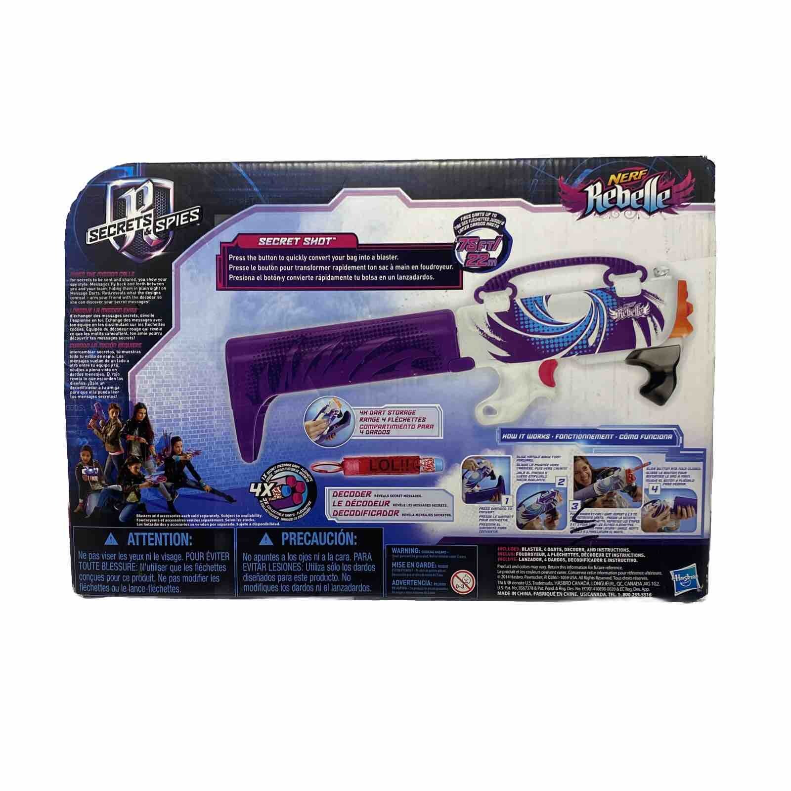 Nerf Rebelle Purple Shot Blaster - B0474221 for sale online | eBay