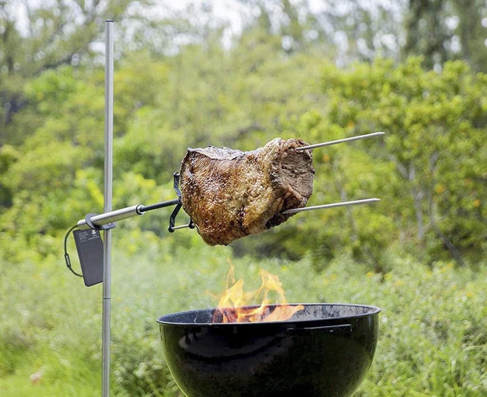 KANKA Rotisserie Grill Kit – Heavy Duty Portable Spit Roaster with Electric M... 742832872287| eBay