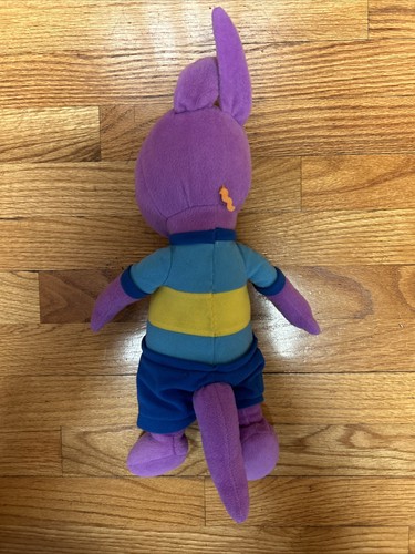 NWT Nickelodeon Backyardigans Austin Rattle Stuffed Animal Plush Purple ...