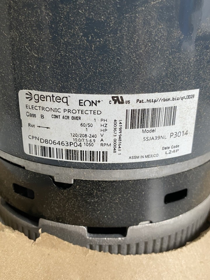 New Trane MOТ18586 Variable Speed Blower Motor 1 HP (D806463P04) | eBay