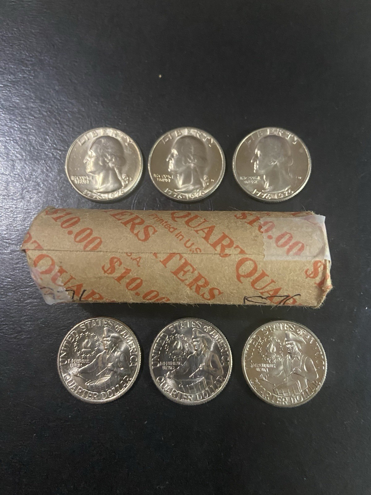 1776-1976 Bicentennial $10 Roll Of Quarters (40)UNC | eBay