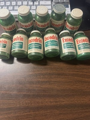 Vintage Excedrin Bottles Lot Of 11 | eBay