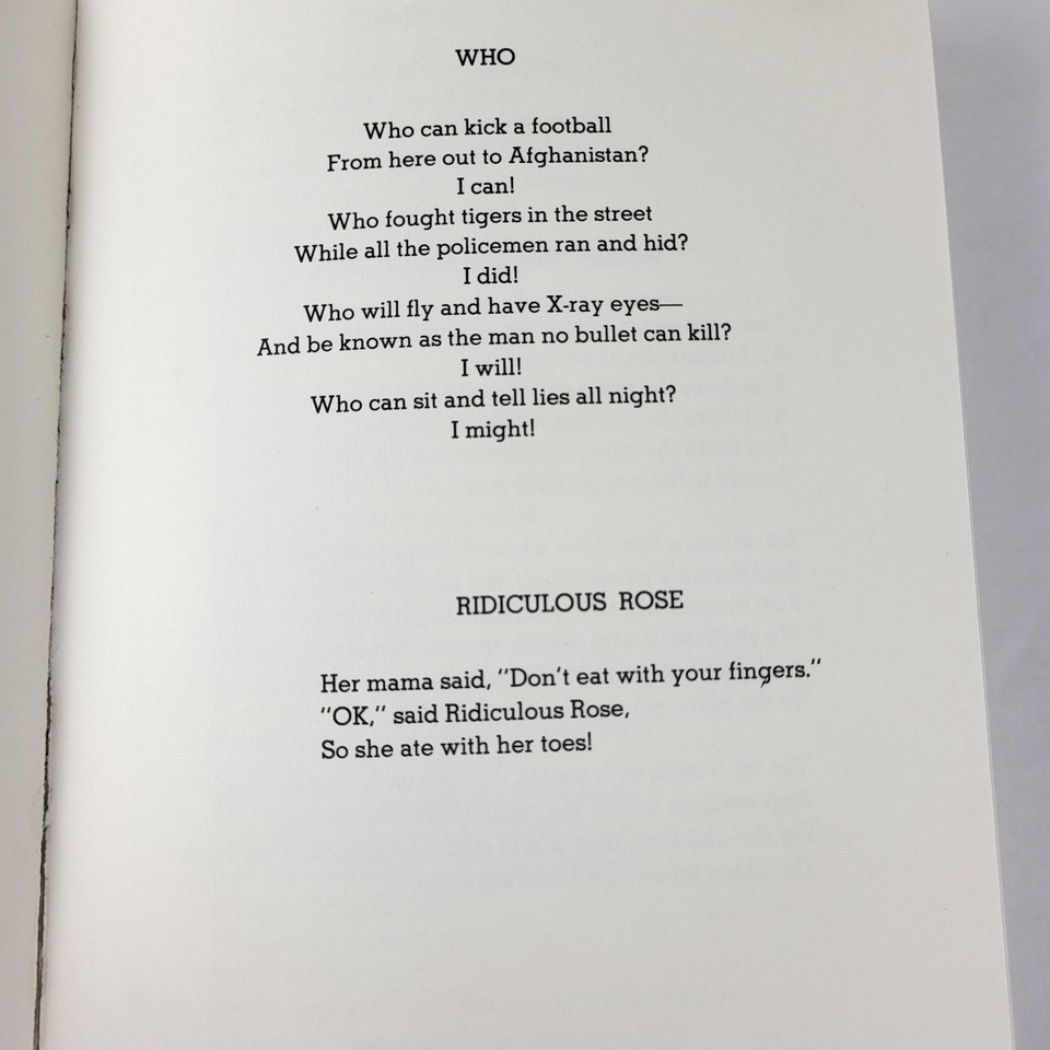 Vintage Where The Sidewalk Ends Shel Silverstein Poetry Book 1974 Evil ...