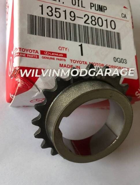 Genuine 2001-2007 Toyota Highlander 2.4L Oil Pump Sprocket 13519-28010 ...