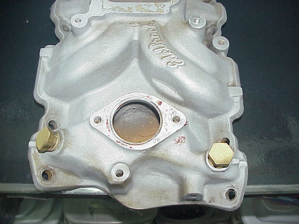 Edelbrock Torker ll Aluminum Intake Manifold # 5001 SB Chevy 283-302 ...